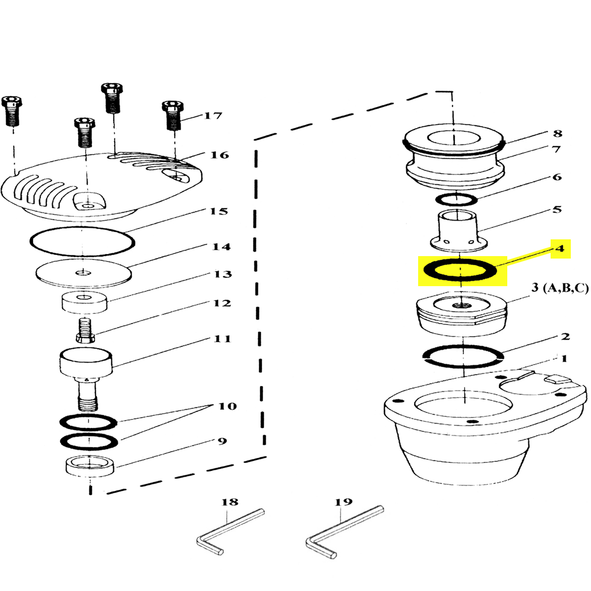 TAY.778104 Stroke Control Spacer – Taylor Pneumatic Tool Company