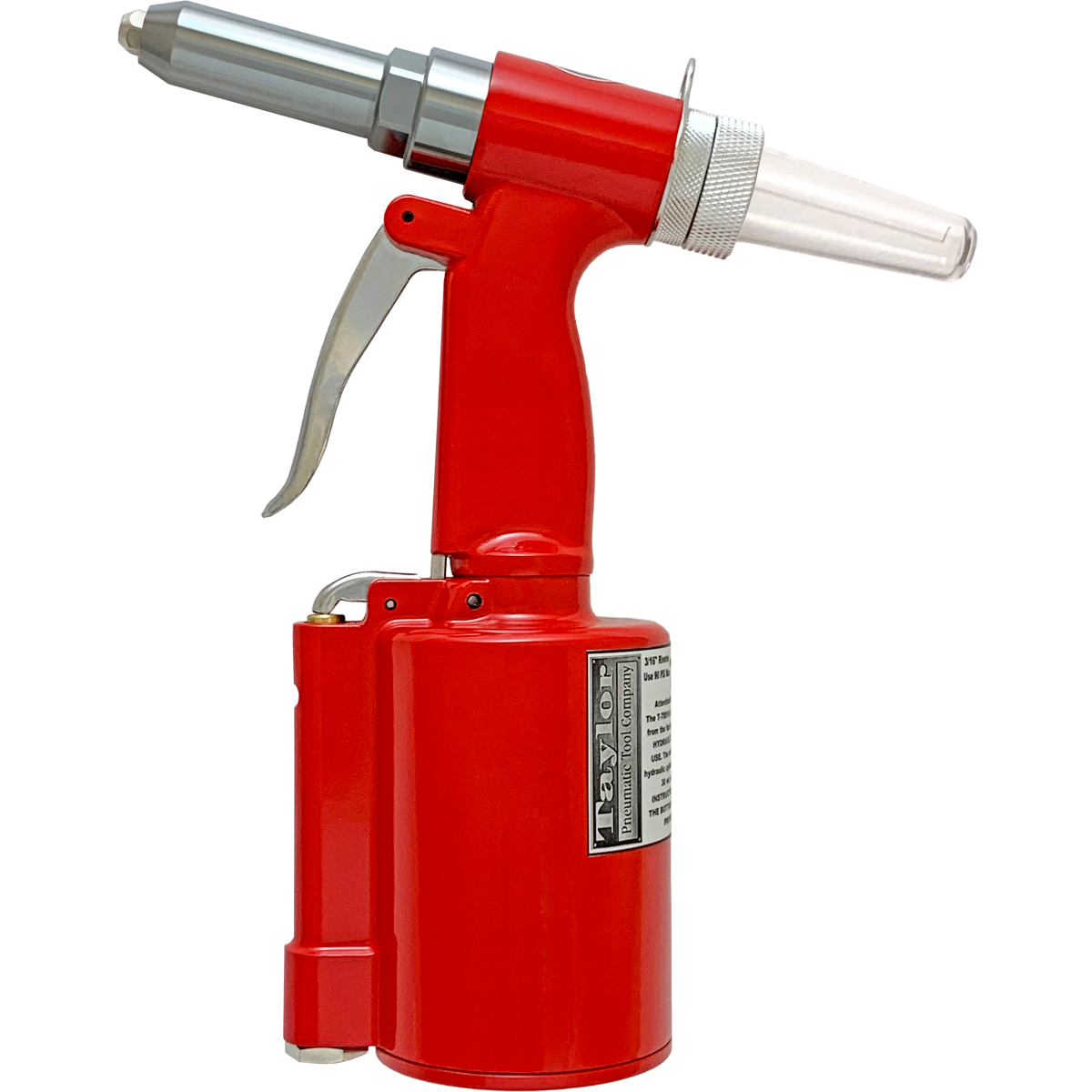 T-7891N 3/16" Heavy Duty Riveter – Taylor Pneumatic Tool Company